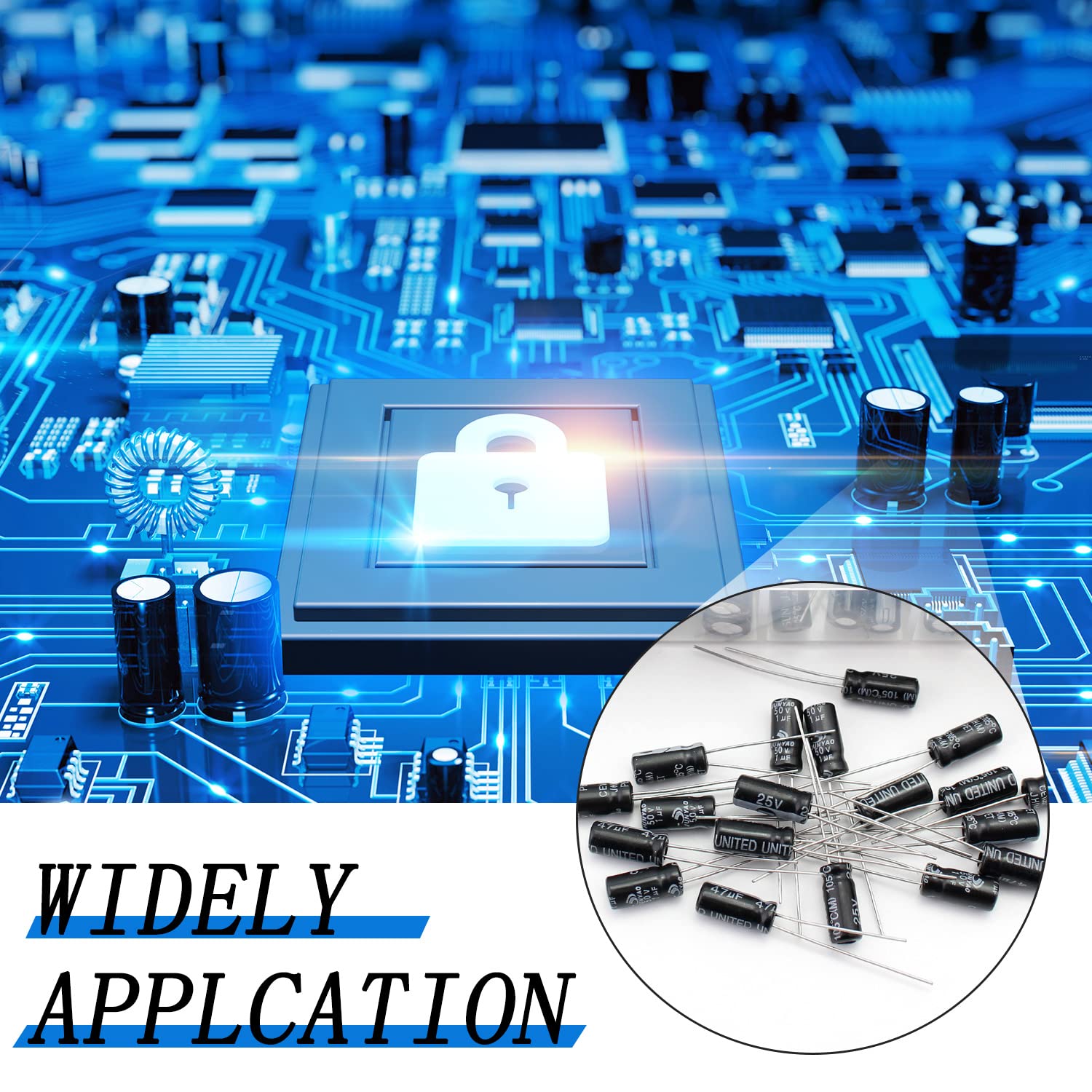 24 Values 500 Pcs Aluminum Electrolytic Capacitor Assortment Box Kit Range 0.1uF~1000uF MFD 10V/16V/25V/50V Radial Electrolytic Capacitors for TV, LCD Monitor, Radio, Stereo, Game