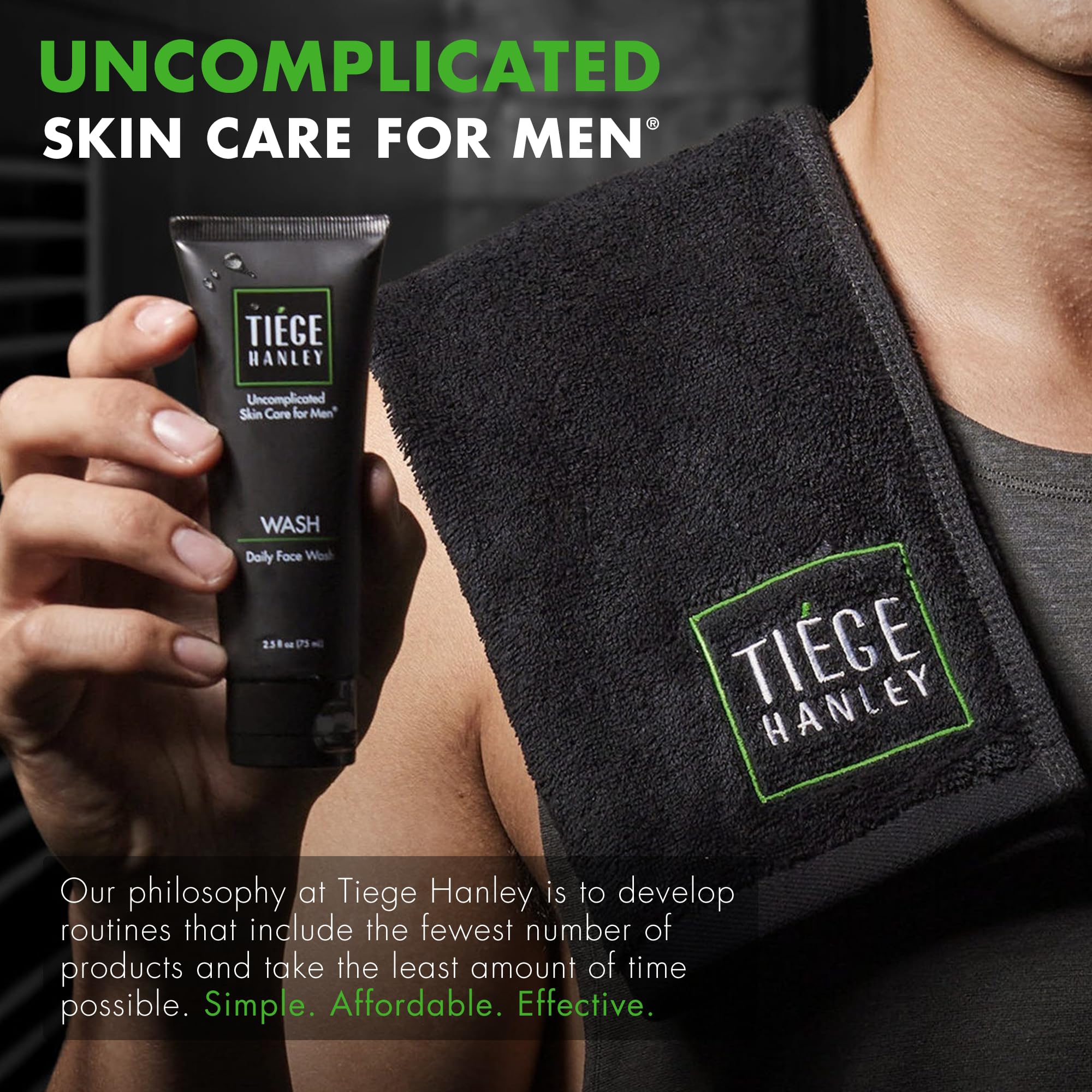 Tiege Hanley Mens Face Moisturizer, Morning Facial Moisturizer with SPF 20 - Men's Face & Skin Care Cream for Long-Lasting Hydration - Promotes Even Skin Tone, Safe for Sensitive Skin (2.5 Fl Oz)