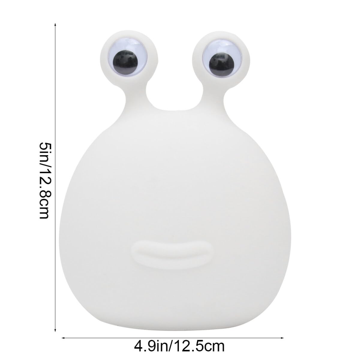 Uonlytech Cartoon Night Light Slug Silicone Bedside Sleeping Decorative Desktop Light Table Lamp for Kids Home Bedroom Baby Girls