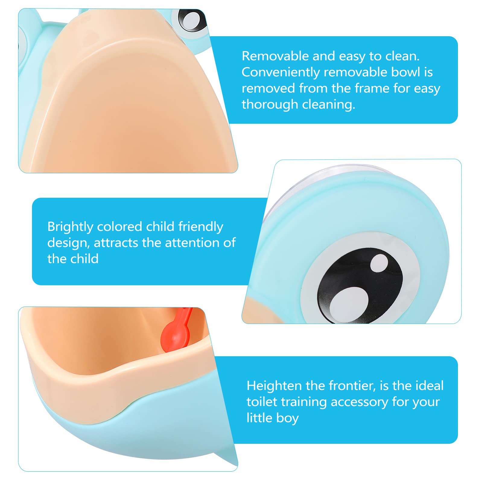 DOITOOL 1 Set Boy Training Urinal Boy Urinal Trainer Animal Shape Potty Baby Boy Toilet