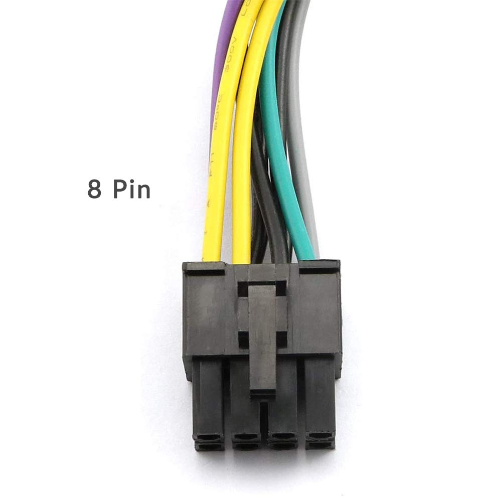 24-Pin to 8-Pin 18AWG ATX PSU Power Supply Adapter Cable for Motherboards