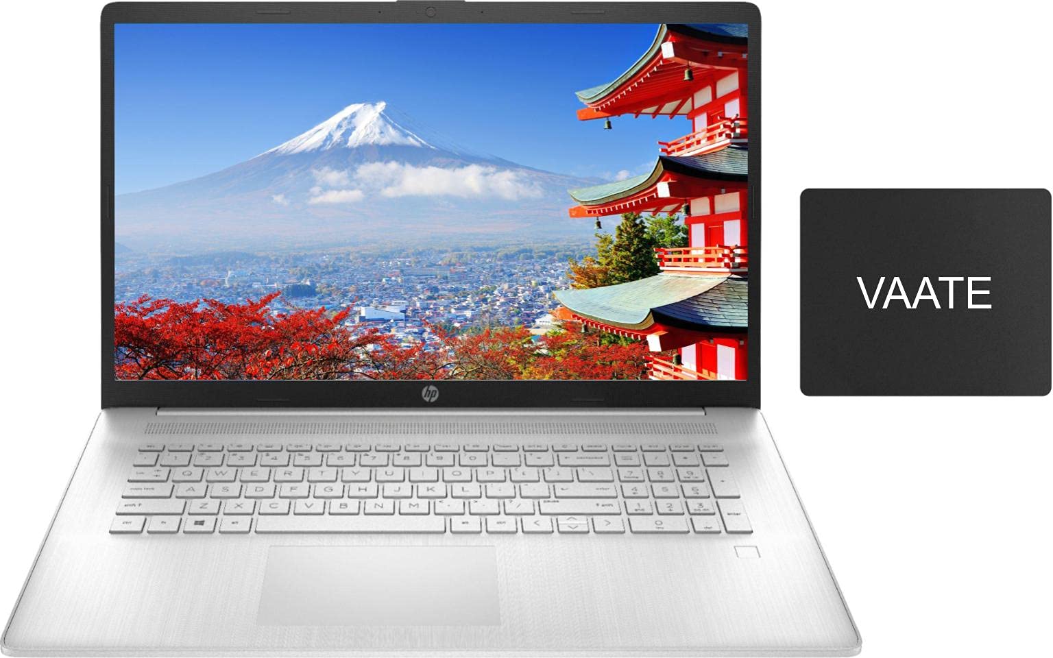 2021 HP 17 Laptop, AMD Ryzen 5 5500U(Beat i7-1065G7) 16GB RAM 1TB SSD, 17.3 in FHD Display, Webcam for Zoom, HDMI, Wi-Fi, Lightweight Thin Design, Win 10-Free Windows 11 Upgrade| VAATE Bundle