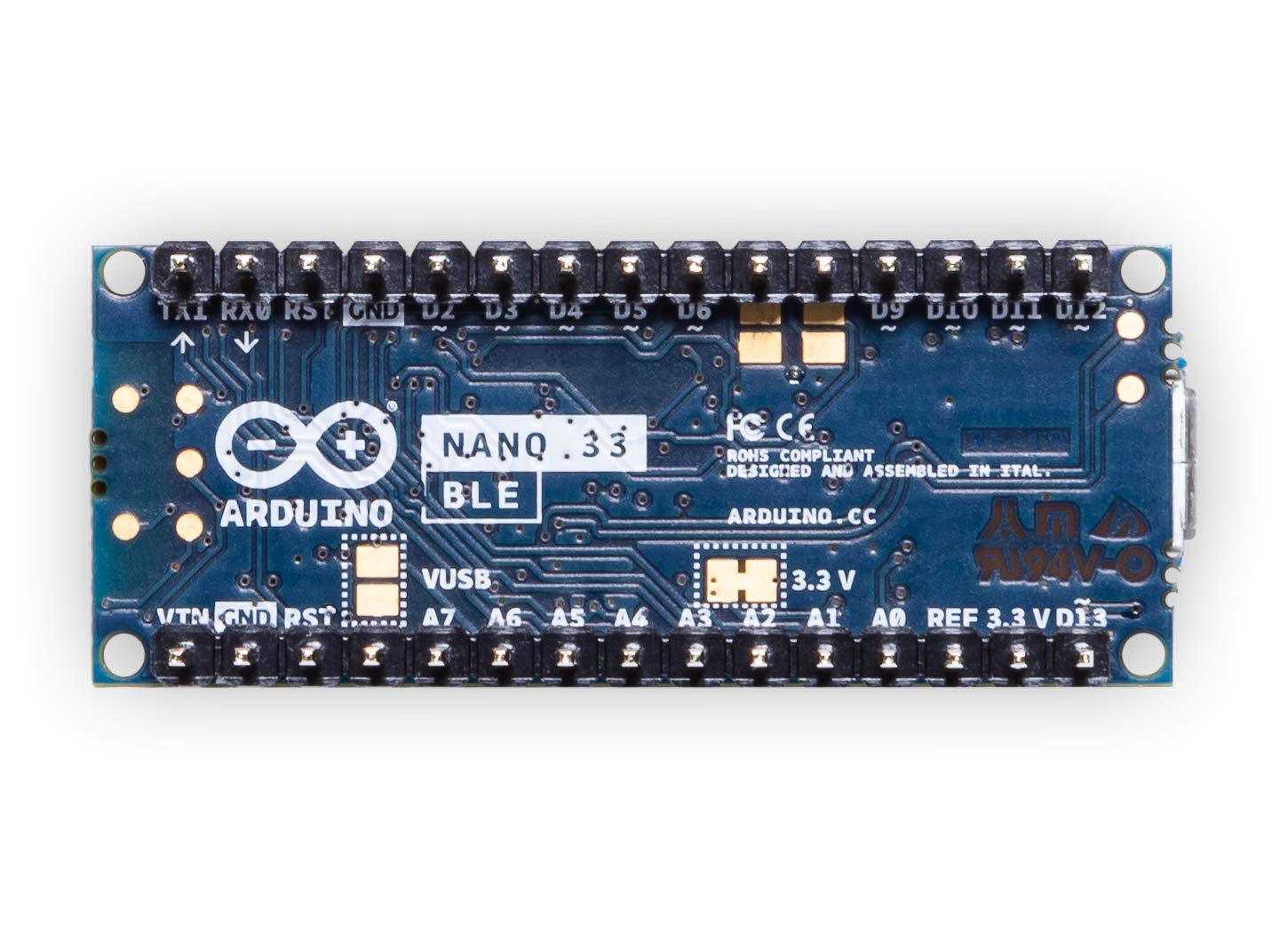 Arduino Nano 33 BLE with Headers [ABX00034]