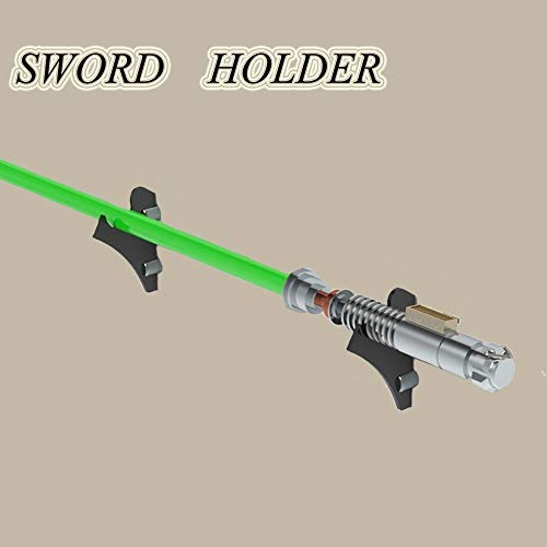 Lixada Light Saber Wall Mount, Wall Rack Wall Holder, Sword Stand Saber Hanger, Bracket Horizontal Wall Rack