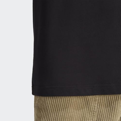 adidas Originals unisex baby Trefoil Tee Shirt, Black/White, 18 Months US