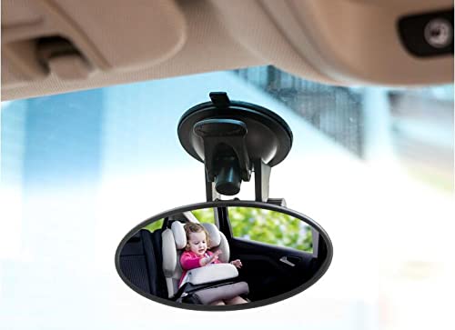 Adjustable Car Interior Baby Kids Rear View Mirror For Seat With Suction Universal Baby Car Mirror Adjustable Interior Rear View Kid Monitor +Suction Adjustable Wide