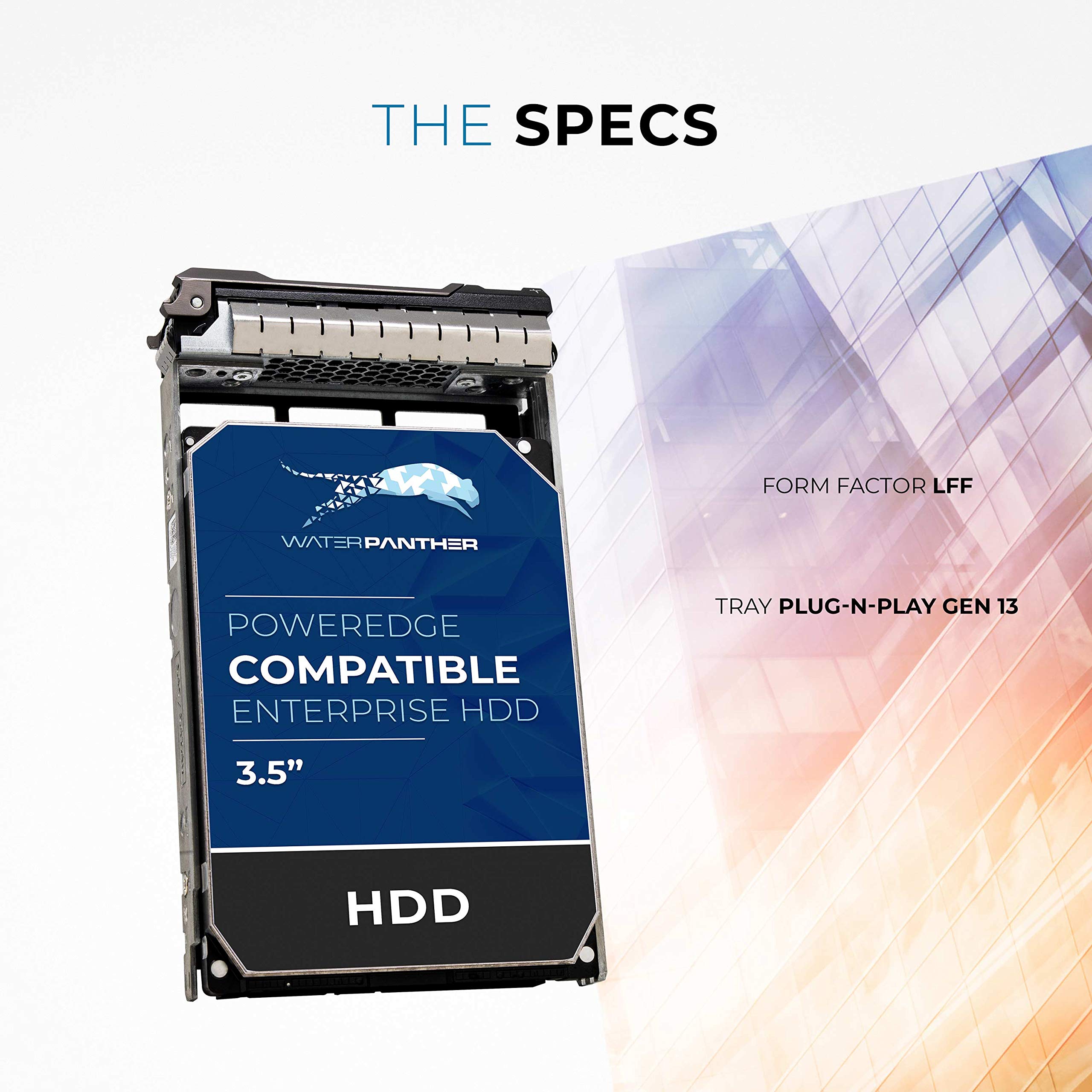 14TB 7200 RPM SATA 6Gb/s 3.5" HDD for Dell PowerEdge Servers | Enterprise Hard Drive in 13G Tray