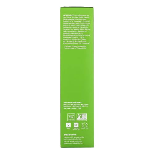 Andalou Naturals CannaCell Hydrating Toner, 6.7 Ounce