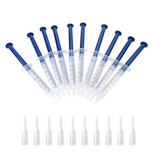 10Pcs White Gel, 44% Teeth Whitening Kit, 44% CP Teeth Whitening Gel, White Dental System at Home Teeth Whitening Kit