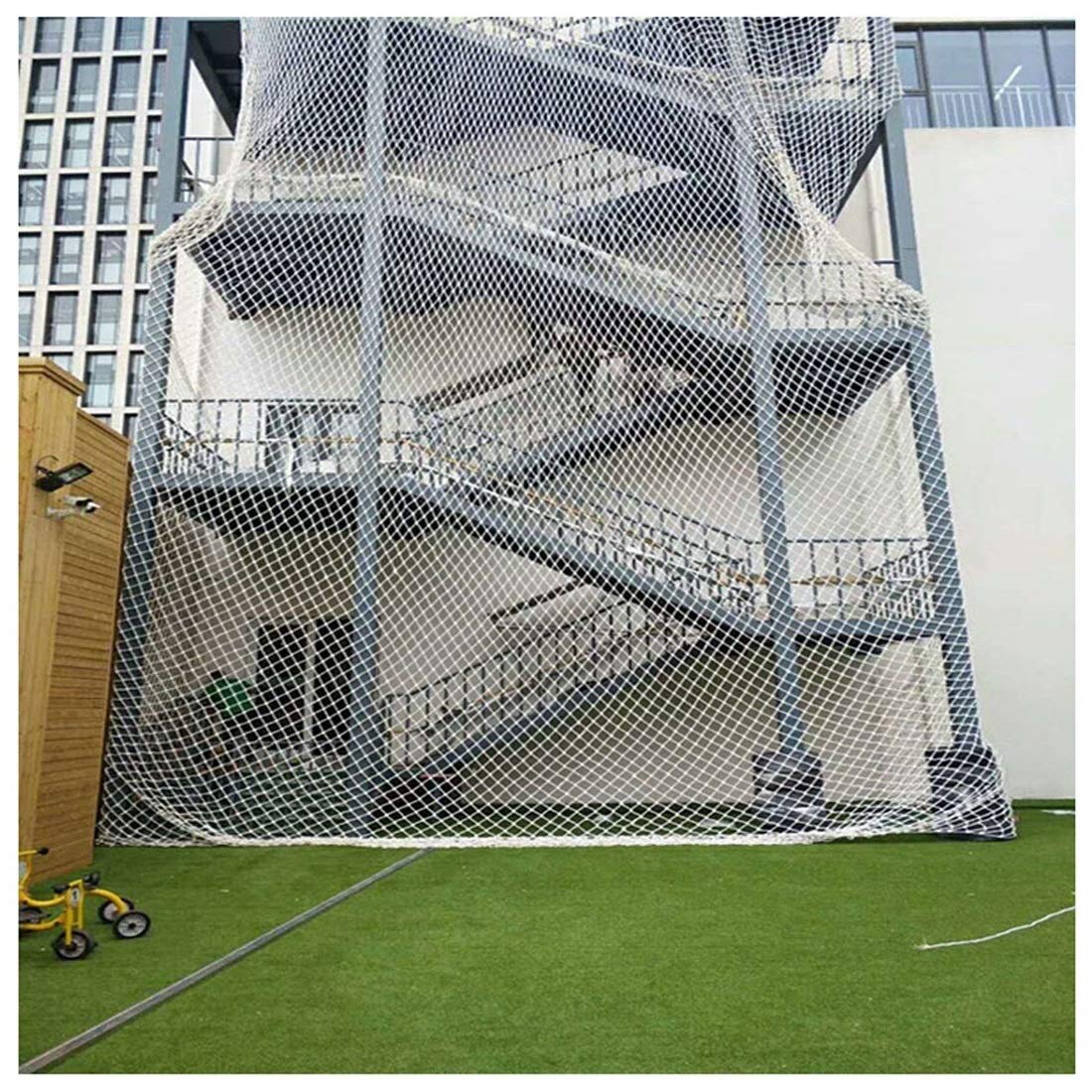 Anti-Fall Stair Nets Fence Nets Baby Safety Net, Stairs Balcony Anti-Fall Net Window Protection Net Outdoor Development Training Climbing Net Bar Garden Decoration Net Hanging Clothes Net White Rope