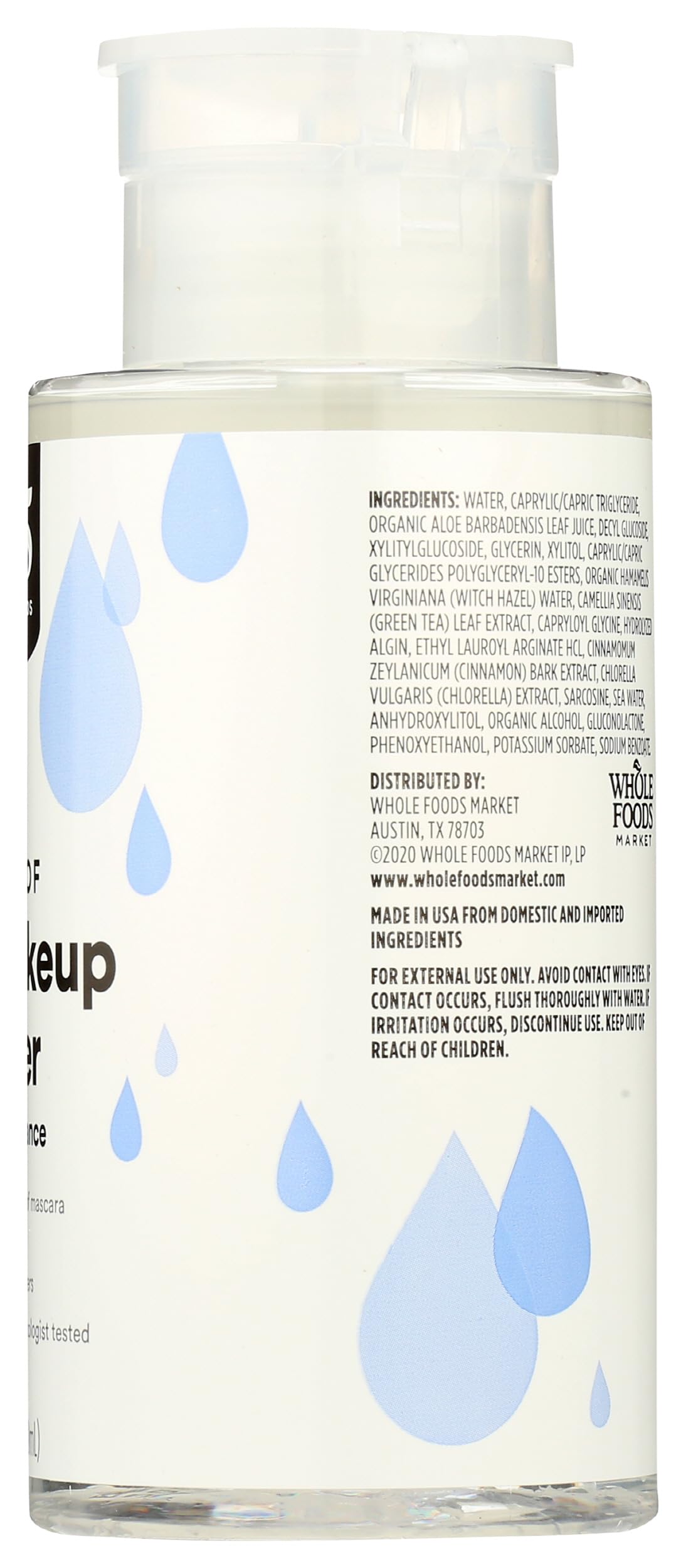 365 by Whole Foods Market, Eye Makeup Remover Waterproof, 8.45 Fl Oz