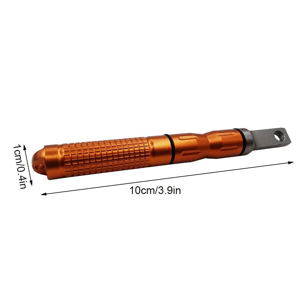 2-Pack Compact Fire Starter Sticks Scraper Striker Waterproof Fire Steel Strikes Survival Ferro Rod Flint Fire Steel Spark Magnesium Rod for EDC, Emergency Survival Kits,Camping,Hiking(Green+Orange)