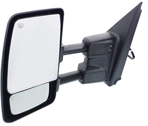 Garage-Pro Mirror Compatible with 2012-2021 Nissan NV1500, 2012-2021 NV2500 and 2012-2021 NV3500 Towing, Driver Side, Heated, Power Glass, Blind Spot Glass