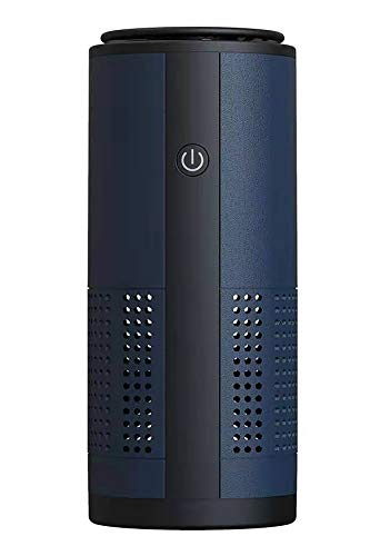 Air Purifier for Car, Bedroom, Desk Top Travel Size Air Cleaner HEPA Filter USB Charge Portable Mini Air Purifier - Blue