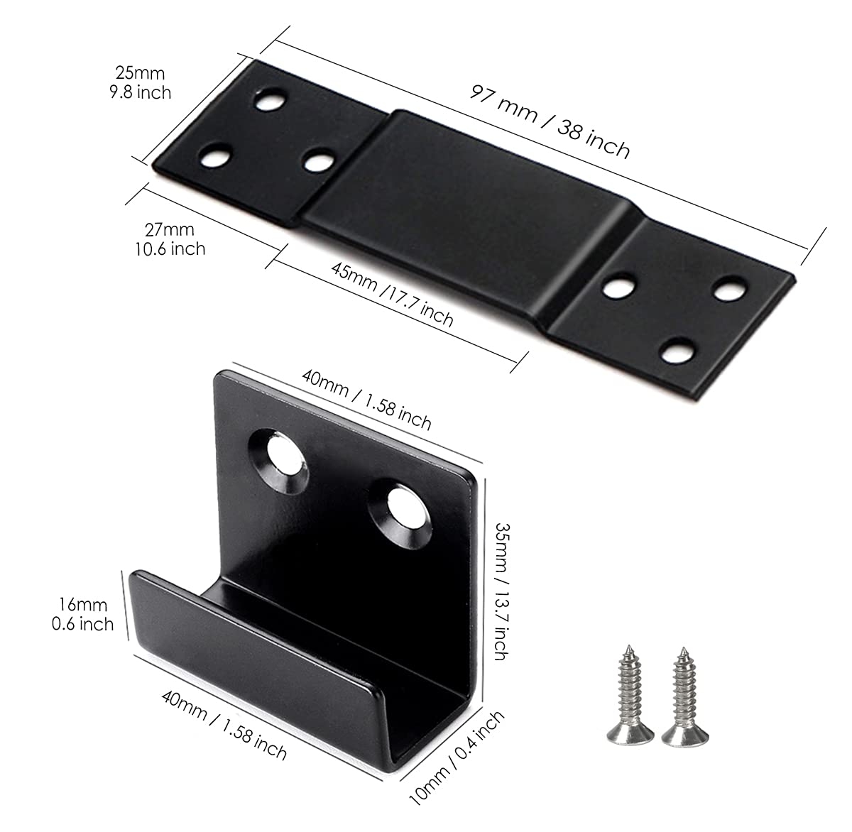 Furniture Anchors to Wall for Baby Proofing Anti Tip Wall Anchors 6 Pack Heavy Duty Dresser Safety Bracket Mount Strap Cabinet