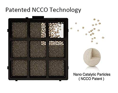 b-MOLA GO NCCO 1804 Portable Air Purifier (White) -Personal size, Ideal for car, travel, office and home.