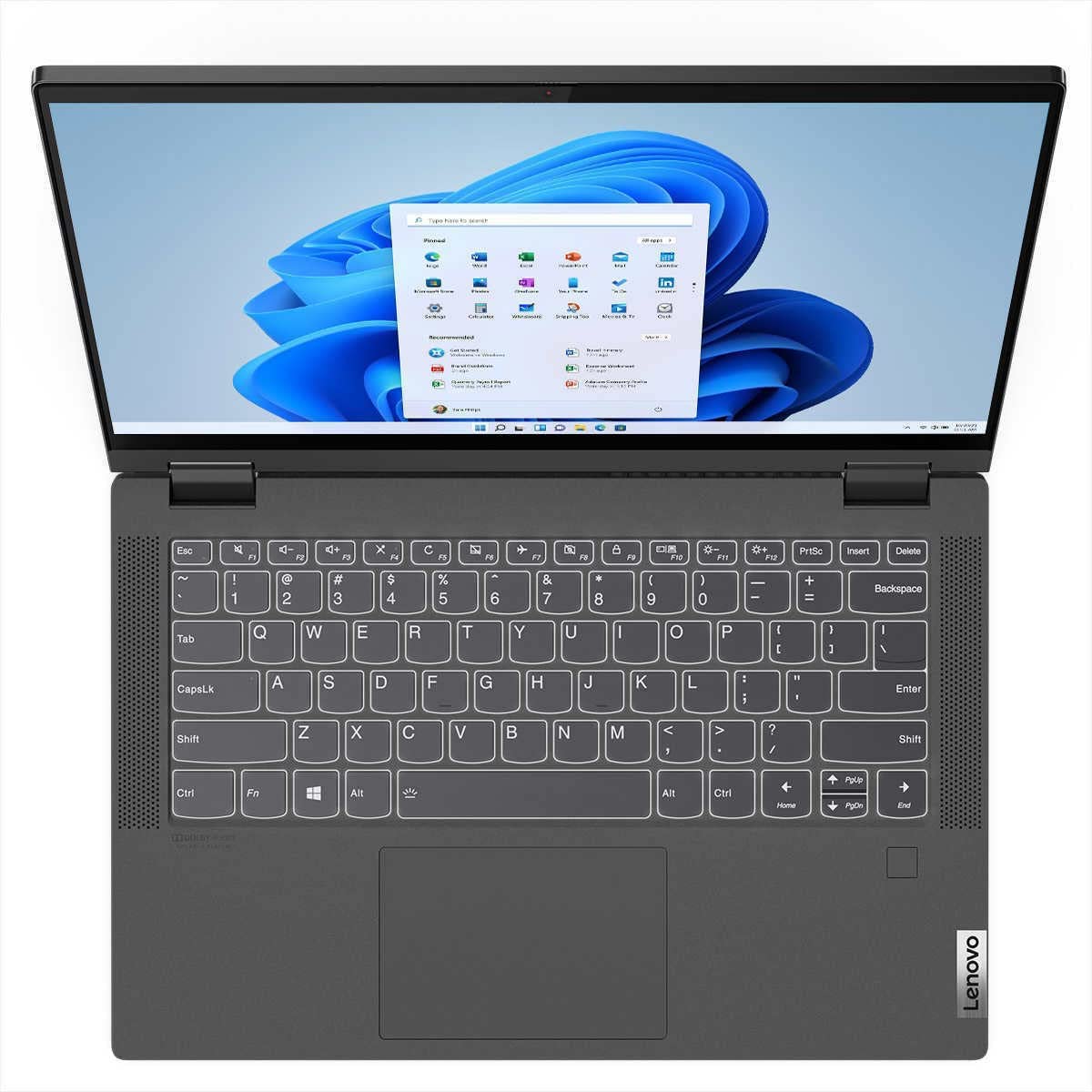 2022 Lenovo Flex 5 2-in-1 Touchscreen Laptop, 14" FHD Touch Display, 8-Core AMD Ryzen 7 5700U Upto 4.3GHz, AMD Radeon Graphics, WiFi6, Backlit KB, Fingerprint, Win11 Home, Grey (16GB|1024GB SSD)
