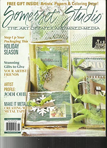 SOMERSET STUDIO MAGAZINE, NOVEMBER/DECEMBER, 2016 VOL. 20 ISSUE, 06