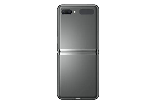 Samsung Galaxy Z Flip 5G Factory Unlocked New Android Cell Phone | US Version Smartphone | 256GB Storage | Folding Glass Technology| Long-Lasting Mobile Battery | Mystic Gray -(Renewed)