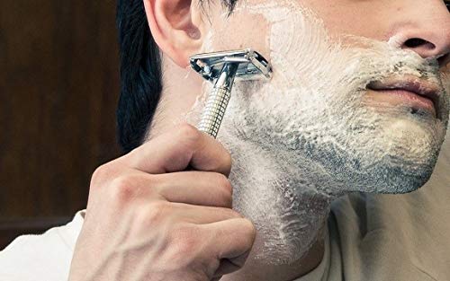 Old Fashion Double Edge Razor and 12 Stainless Razor Blade Ultimate Shaving Experience