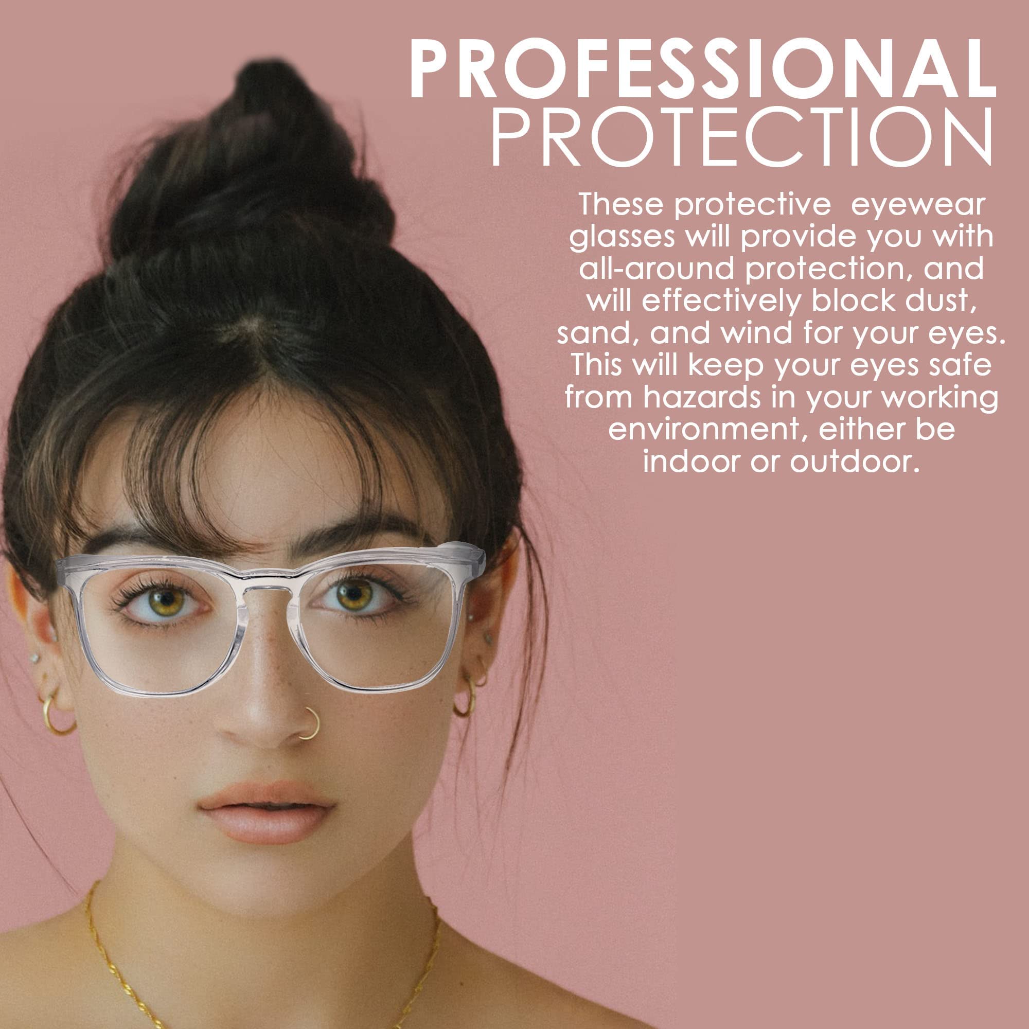 Anti Fog Safety Glasses (Crystal)