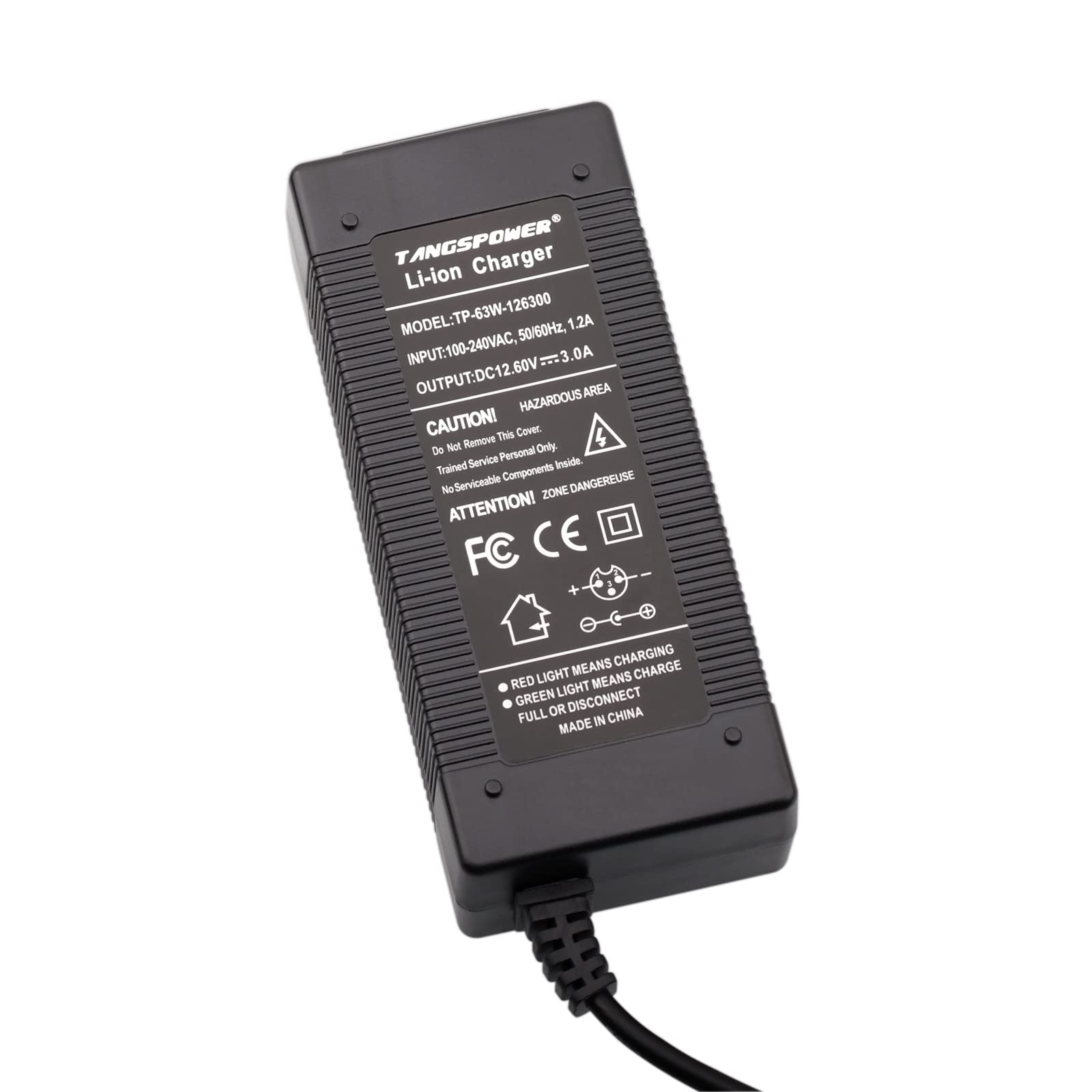 12.6V Charger 3A Lithium Battery Charger AC DC 3S 12V 11.1V 10.8V for 3s10p Lithium ion Battery Electronic Drill Cordless Power