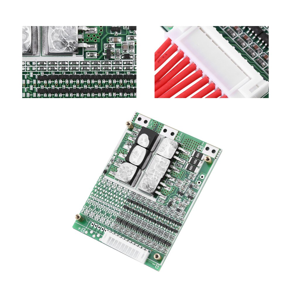 36V BMS Protection Board, 35A 10S Li-ion Battery BMS Protection Board PCB for Ternary Cobalt Cells with Balancing, Manganese Acid Batteries and Cobalt Acid Batteries