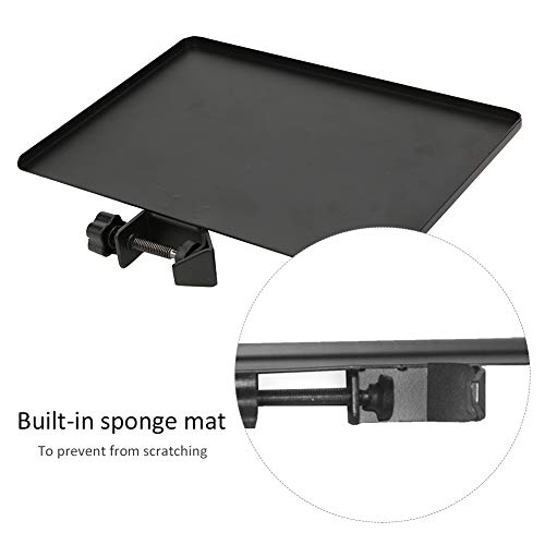 Sound Card Tray,Universal Sound Card Tray Live Broadcast Microphone Mic Rack Stand Phone Clip Holder,Multifunction ABS+Metal Commodity Shelf Mobile Phone Live Broadcast Bracket
