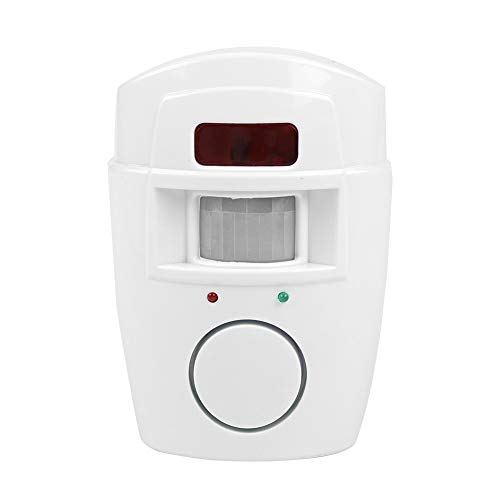 Motion Sensor Alarm, PIR Motion Sensor Detector Security Alarm System for Home Garage, 105dB Infrared Motion Alarm with Remote Control