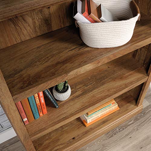 Sauder Miscellaneous Bookcase, L: 35.28" x W: 13.23" x H: 43.78", Sindoori Mango finish