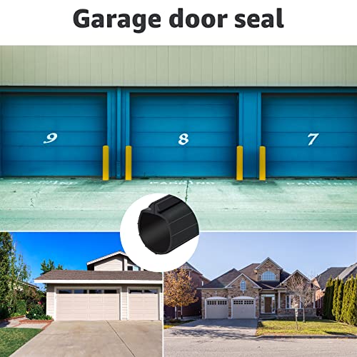 16 feet Seal Replacement for Clopay Garage Door Rubber Bottom Weather Seal for Weather Stripping Fit 16 FT Wide Doors