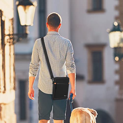 12.9 Inch Tablet Sleeve Compatible with iPad Pro 12.9-inch (3rd/4th/5th/6th Generation), Samsung Galaxy Tab (S9 FE/S9+), SurfacePro 8/9, YKK Zipper, Detachable Shoulder Strap, Hidden Handle.