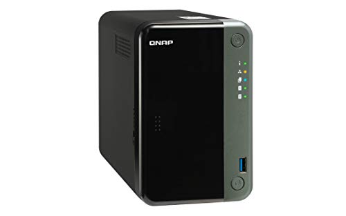 QNAP TS-253D-4G 2 Bay NAS for Professionals with Intel® Celeron® J4125 CPU and Two 2.5GbE Ports (TS-253D-4G-AMZ-US)