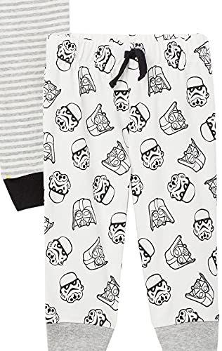 Amazon Essentials Disney | Marvel | Star Wars Baby Boys' Pants, Pack of 4, Star Wars Tiny Trooper, 18 Months