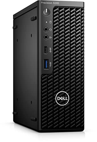 Dell Precision 3240 Workstation Desktop | Core i9-10900 - 1TB SSD Hard Drive - 32GB RAM - Nvidia Quadro P1000 | 10 cores @ 5.2 GHz - 4GB GDDR5 Win 10 Pro Black