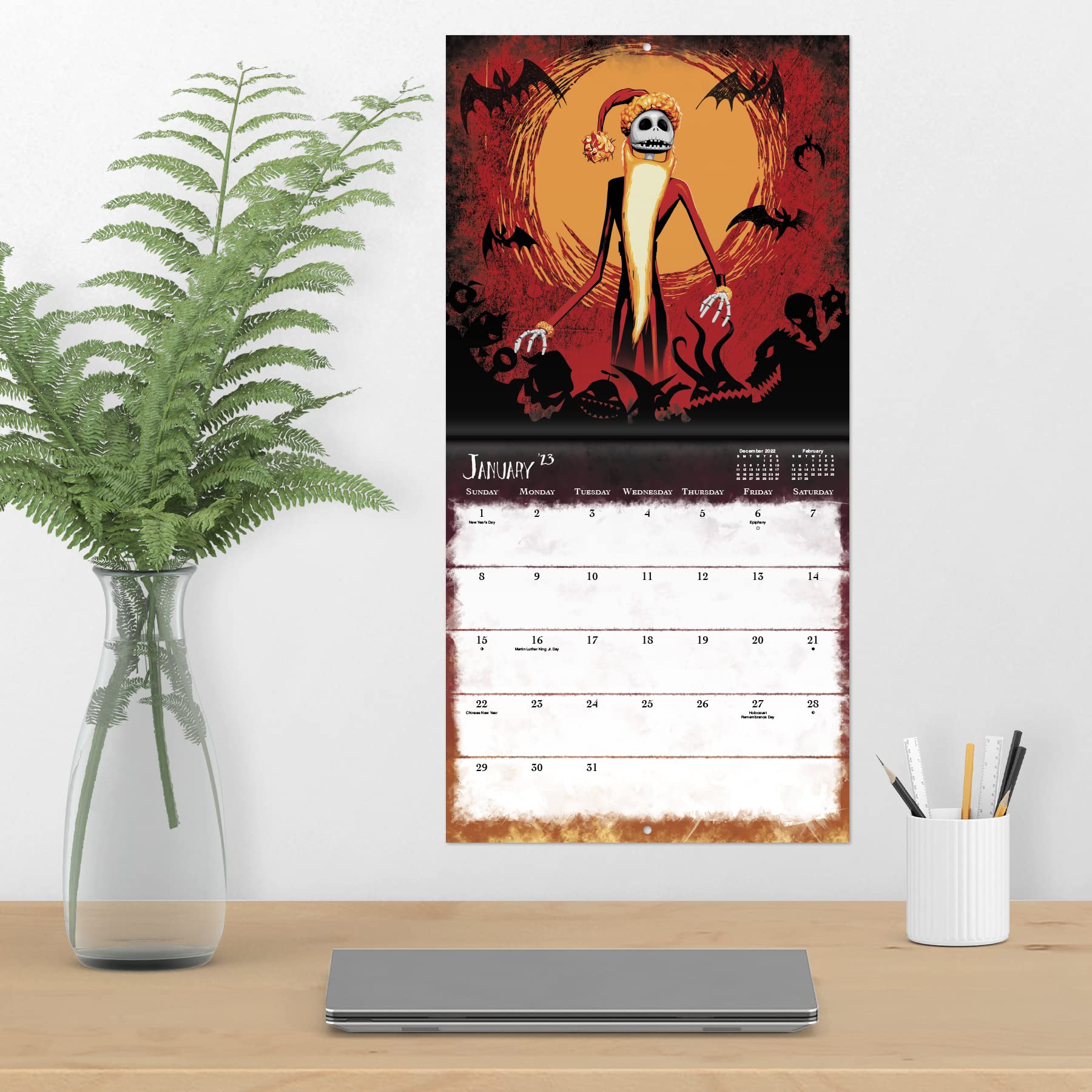 2023 Disney The Nightmare Before Christmas Wall Calendar