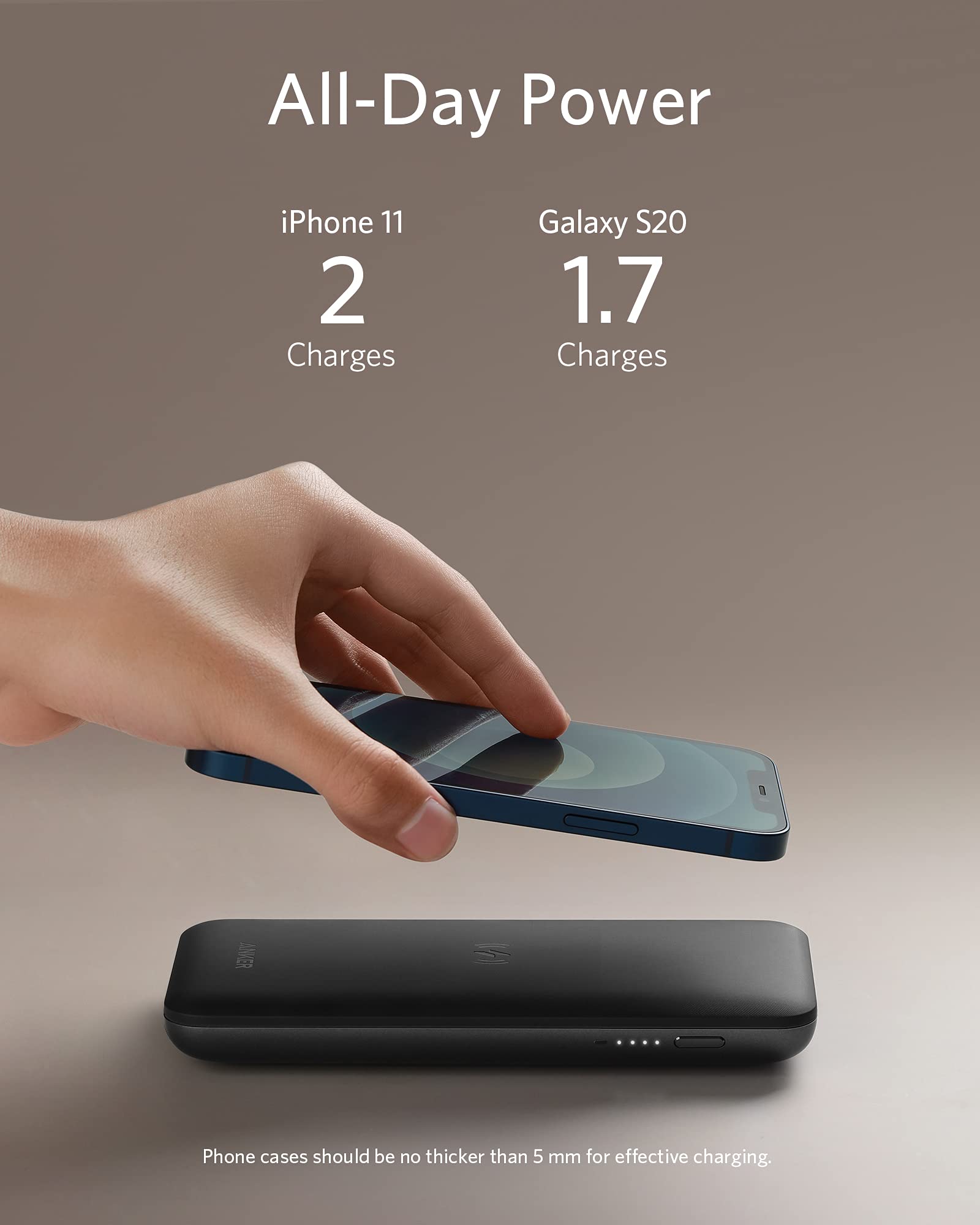 Anker Multi-Device Detachable Wireless Charging Station, PowerWave Go 3-in-1 MFi Certified Stand for iPhone 14/14 Pro/14 Pro Max/13/13 Pro Max, Apple Watch, AirPods, and More