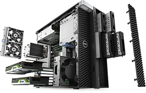 Dell Precision 7820 Workstation Desktop | Xeon Silver - 4208-1TB HDD Hard Drive - 32GB RAM - AMD Radeon PRO WX 2100 | 8 cores @ 3.2 GHz - 2GB GDDR5 Win 10 Pro Black