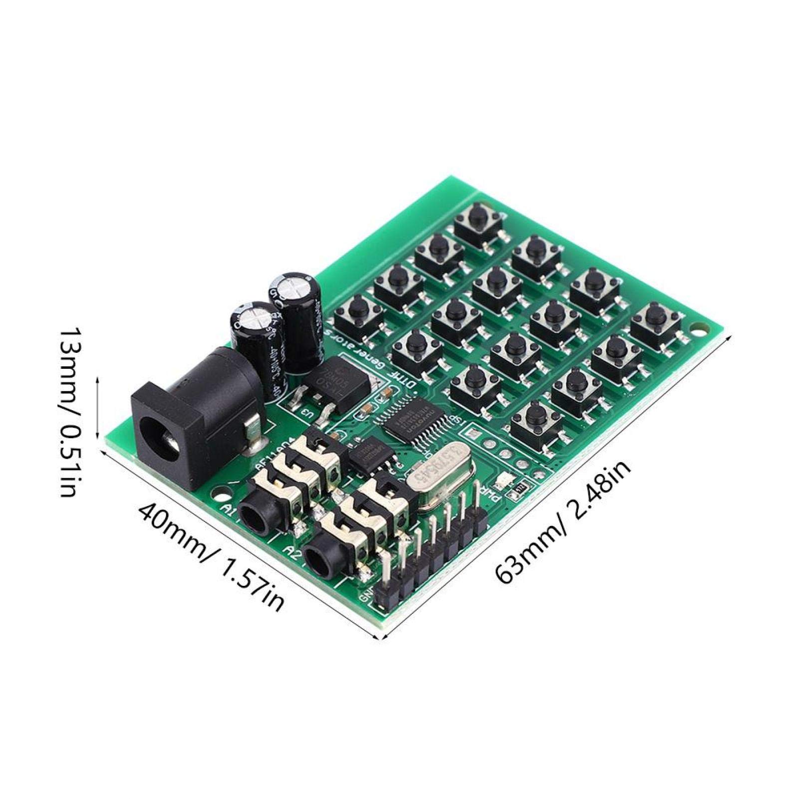 AE11A04 DTMF Generator Module 5~24VDC Audio Generator Board Dual Encode Transmitter for Dialing Keyboard