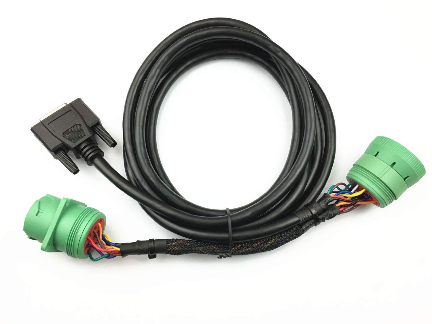 ARTECKIN j1939 Male to J1939 Female to DB15 Female Splitter Cable for Truck ELD Device