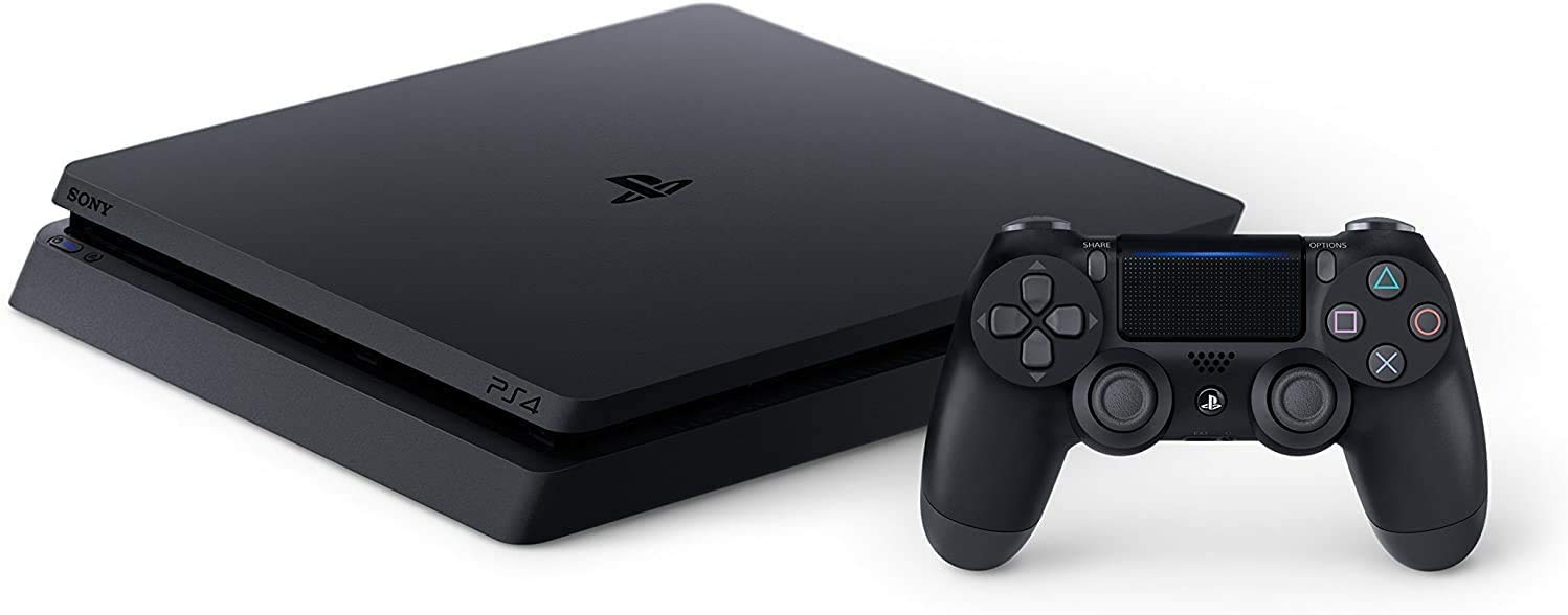2020 Playstation 4 PS4 1TB Slim Gaming Console with AlleyFlex Sports Fast Charging Station Dock