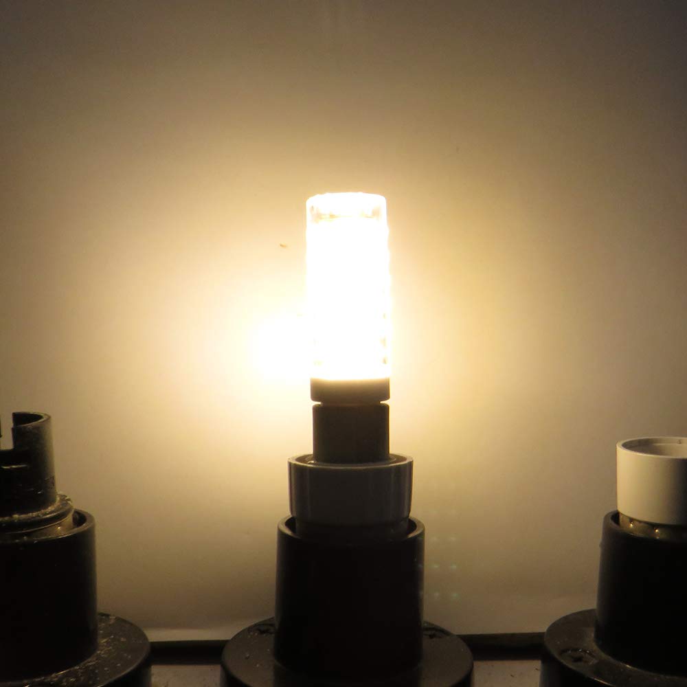 10W E12 Dimmable LED Candelabra Bulbs - 3000K Warm White Replacement 80W Equivalent Incandescent Bulbs, E12 Ceramic Corn Light Bulbs for Home Lighting, Ceiling Fan, AC120V (6 Pack)