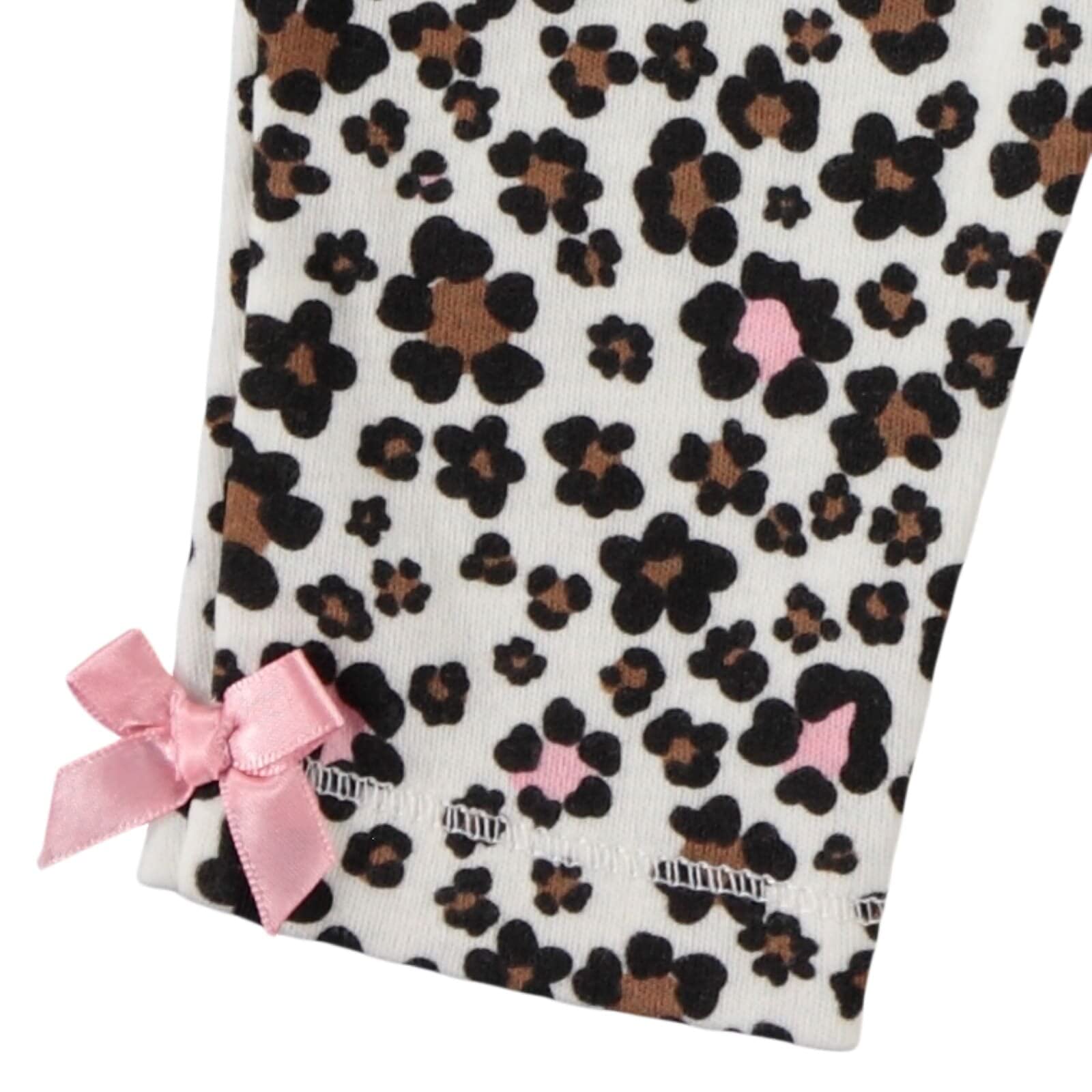 Disney Minnie Mouse Newborn Baby Girls 4 Piece Outfit Set: Bodysuit Pants Bib Hat Pink 0-3 Months