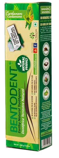 Bentodent Natural Toothpaste for Entire Family Incl Kids - (Cardamom)
