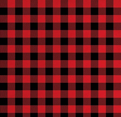Barcelonetta | Cotton Flannel Fabric | 100% Cotton | 60 Inch Wide | Face Mask, Quilting, Blanket, Sewing, PJ, Shirt | Cloth, Solid (Buffalo Plaid, 2 Yard)