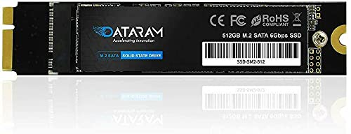 Dataram 512GB SSD Solid State for 11" & 13" MacBook Air Late 2010 Mid 2011 /A1370 A1369