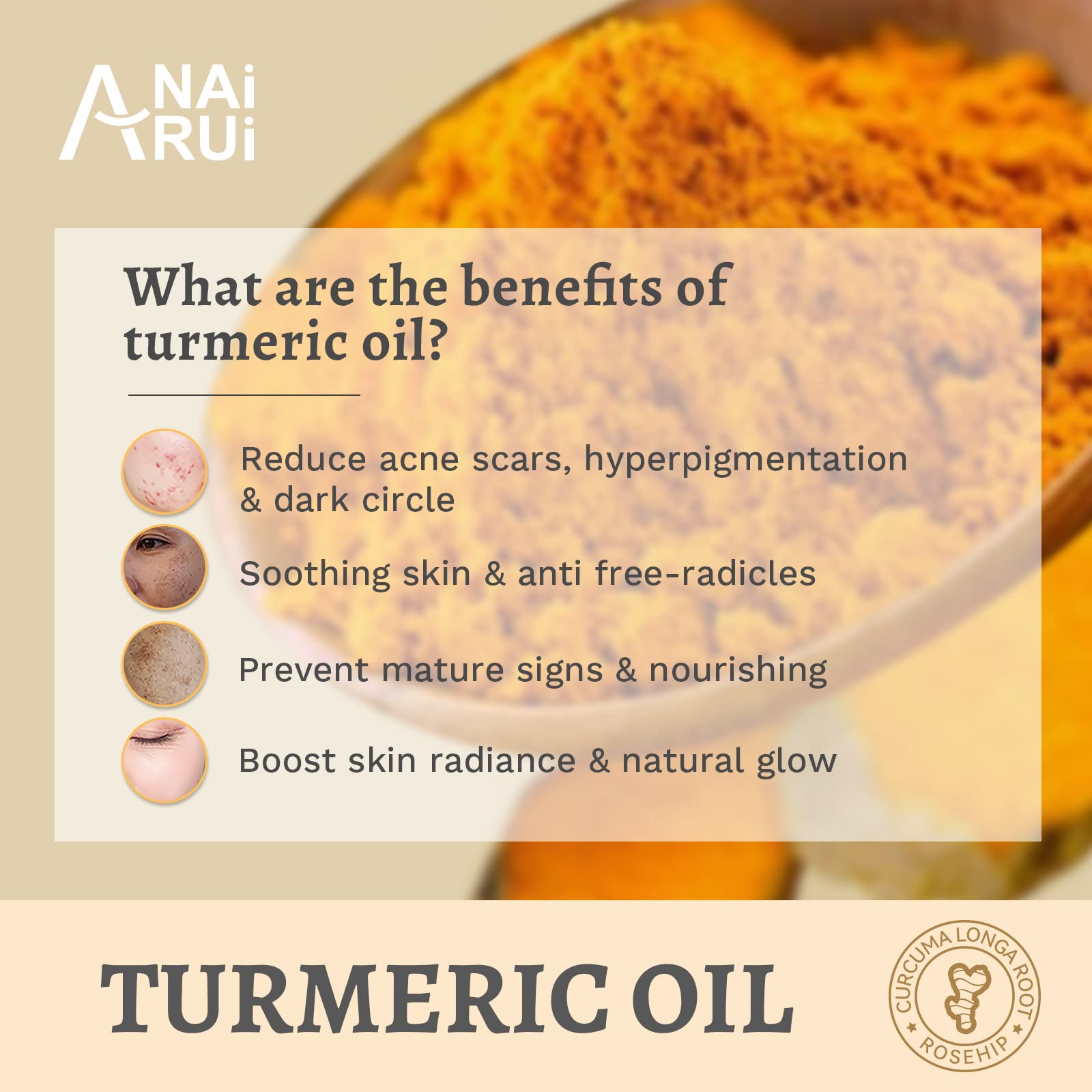 ANAI RUI Turmeric Face Oil