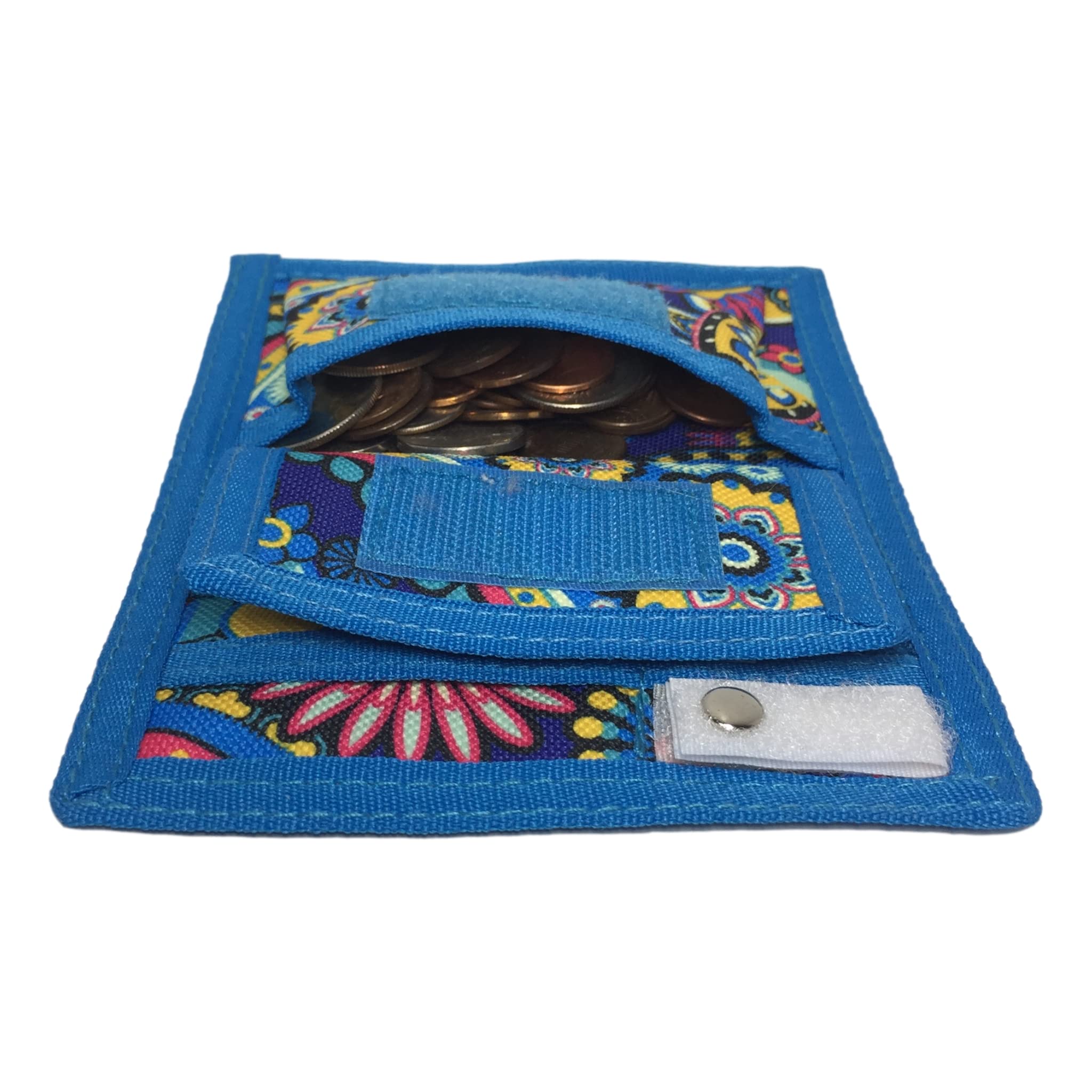 Applegate Brands llc Blue Paisley 6 Piece Protective Scrubs Lab Coat Pocket Organizer Kit