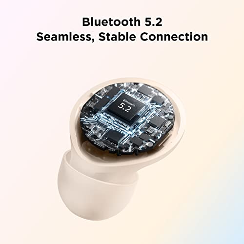 1MORE ColorBuds2 Active Noise Cancelling Wireless Earbuds, Bluetooth 5.2 Headphones, Sound ID, Dual Mode Noise Cancelling, CVC 8.0 for Clear Calls, Fast & Wireless Charging, IPX5, Gold