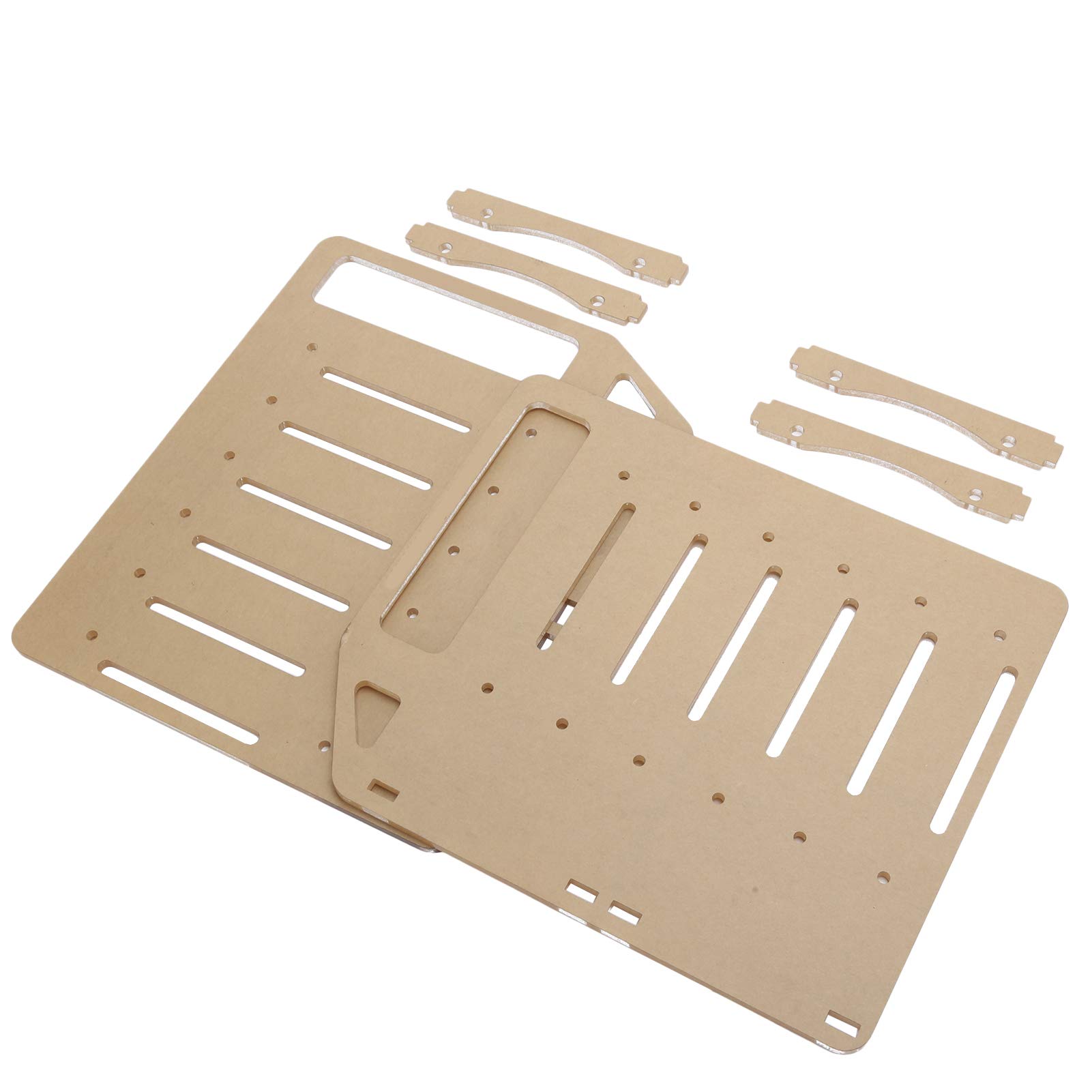 3.5in Hard Drive Bracket, Acrylic Hard Drive Bracket, DIY 3.5in Hard Disk Shelf HDD Transparent Cage, Support Fix Six 3.5 inch Hard Drives and Two 8cm Fans